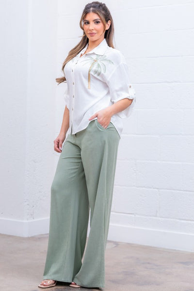 GINNA LINNING PANT SET | VESTILOS ONLINE